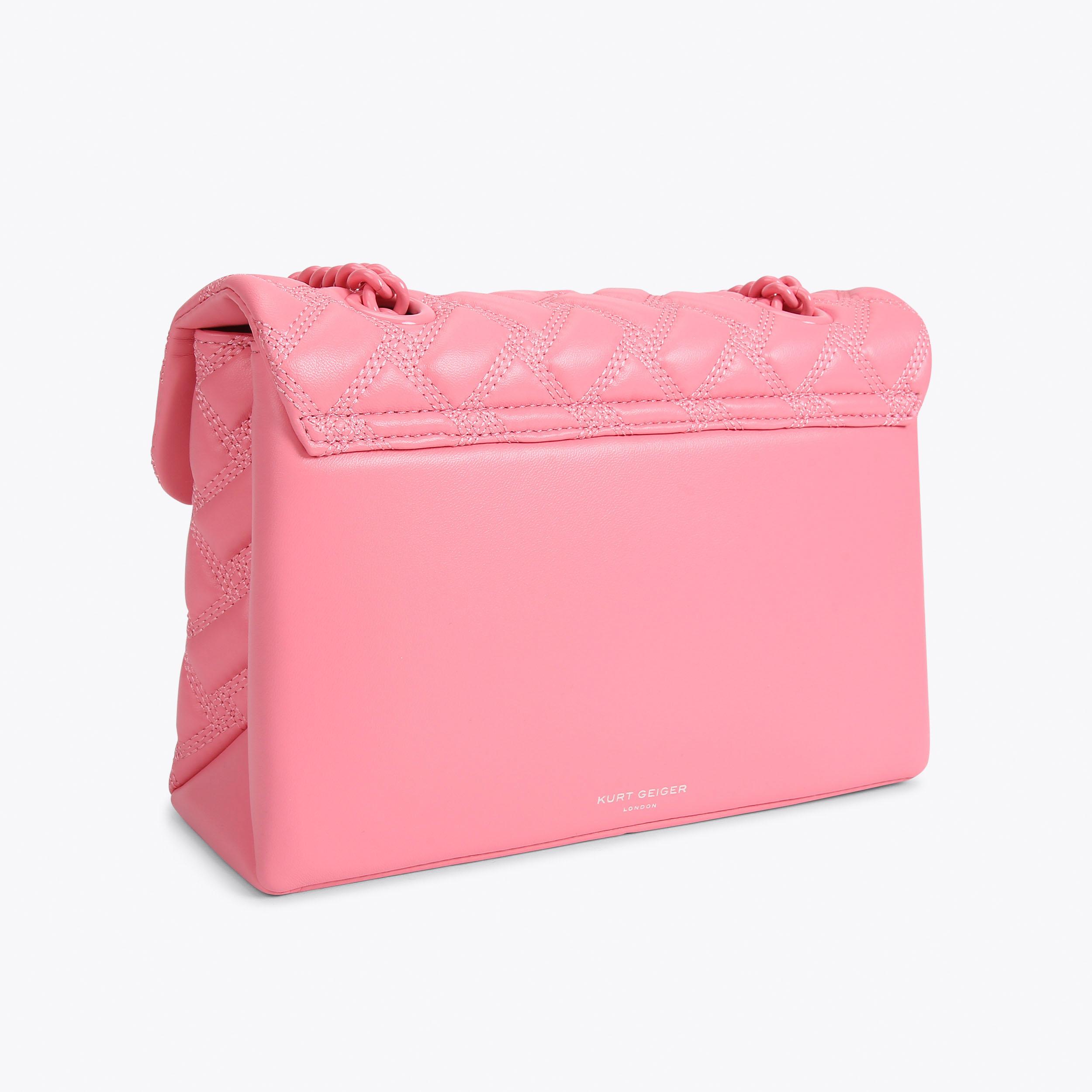Kensington Bag Drench Pink Leather Drench Bag By Kurt Geiger London