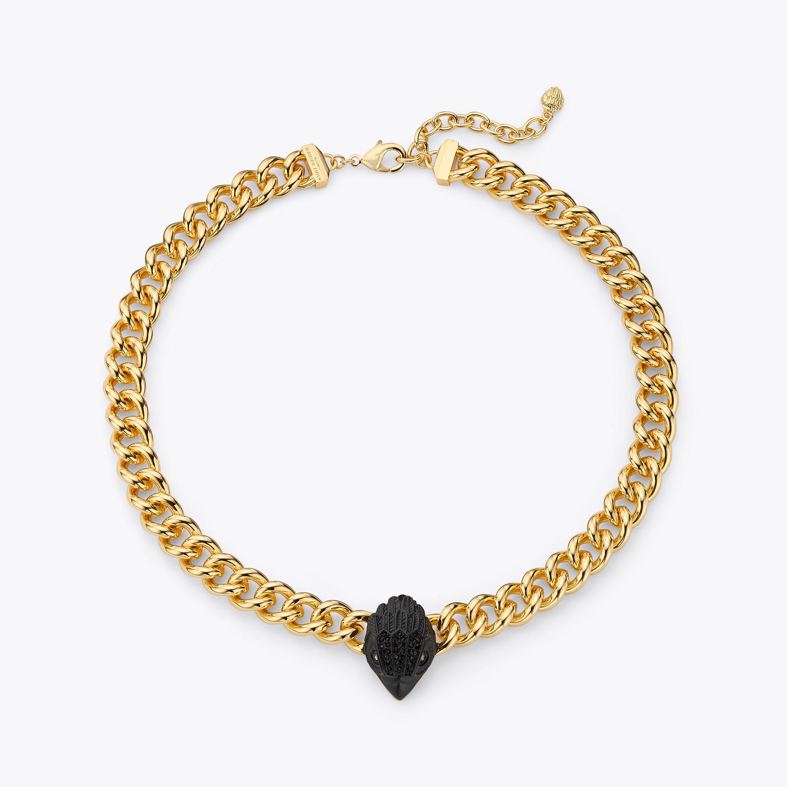 EAGLE COLLAR NECKLACE Gold Chain Eagle Necklace by KURT GEIGER LONDON