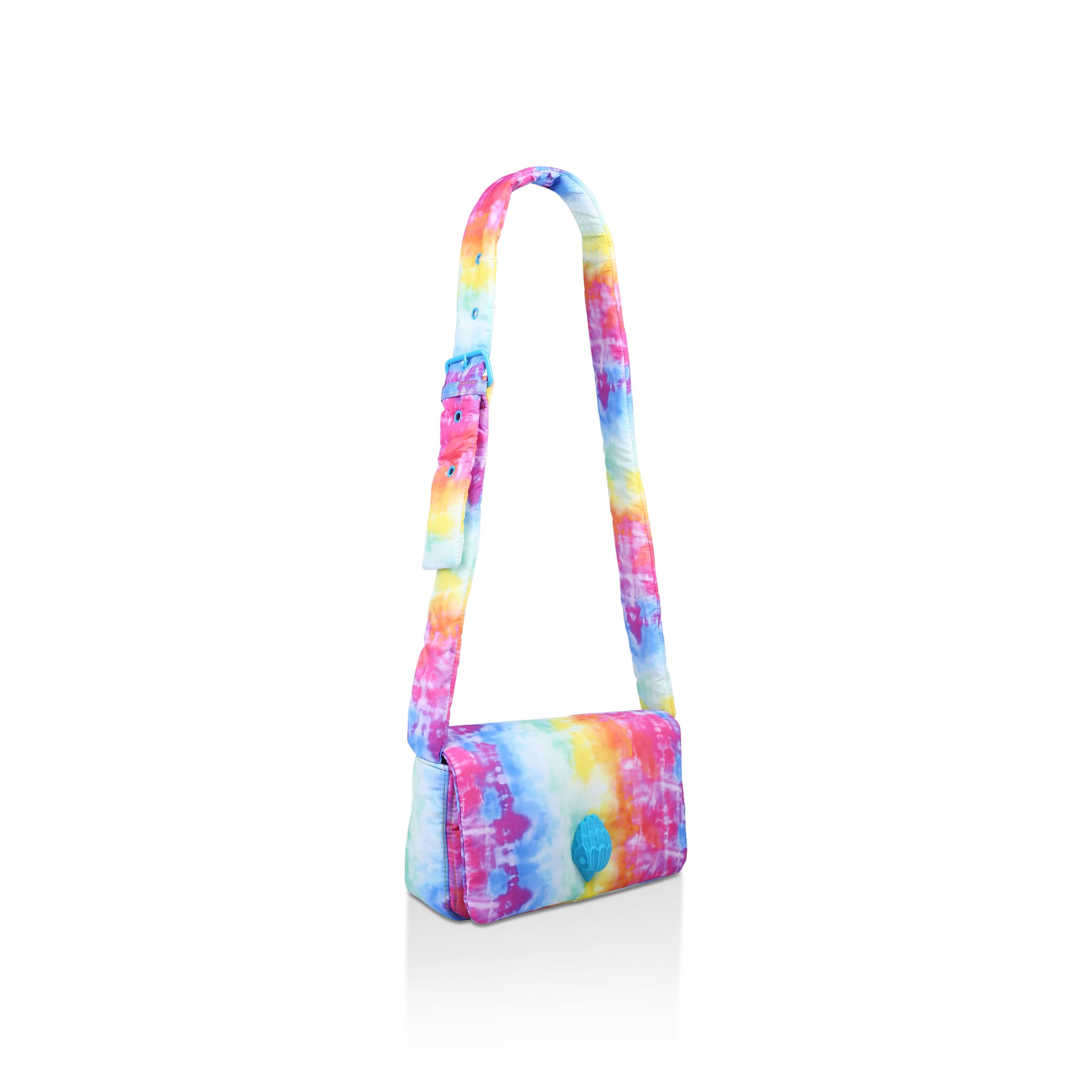 GLASTO SM CROSS BODY Tie Dye Nylon Cross Body Bag by KURT GEIGER LONDON