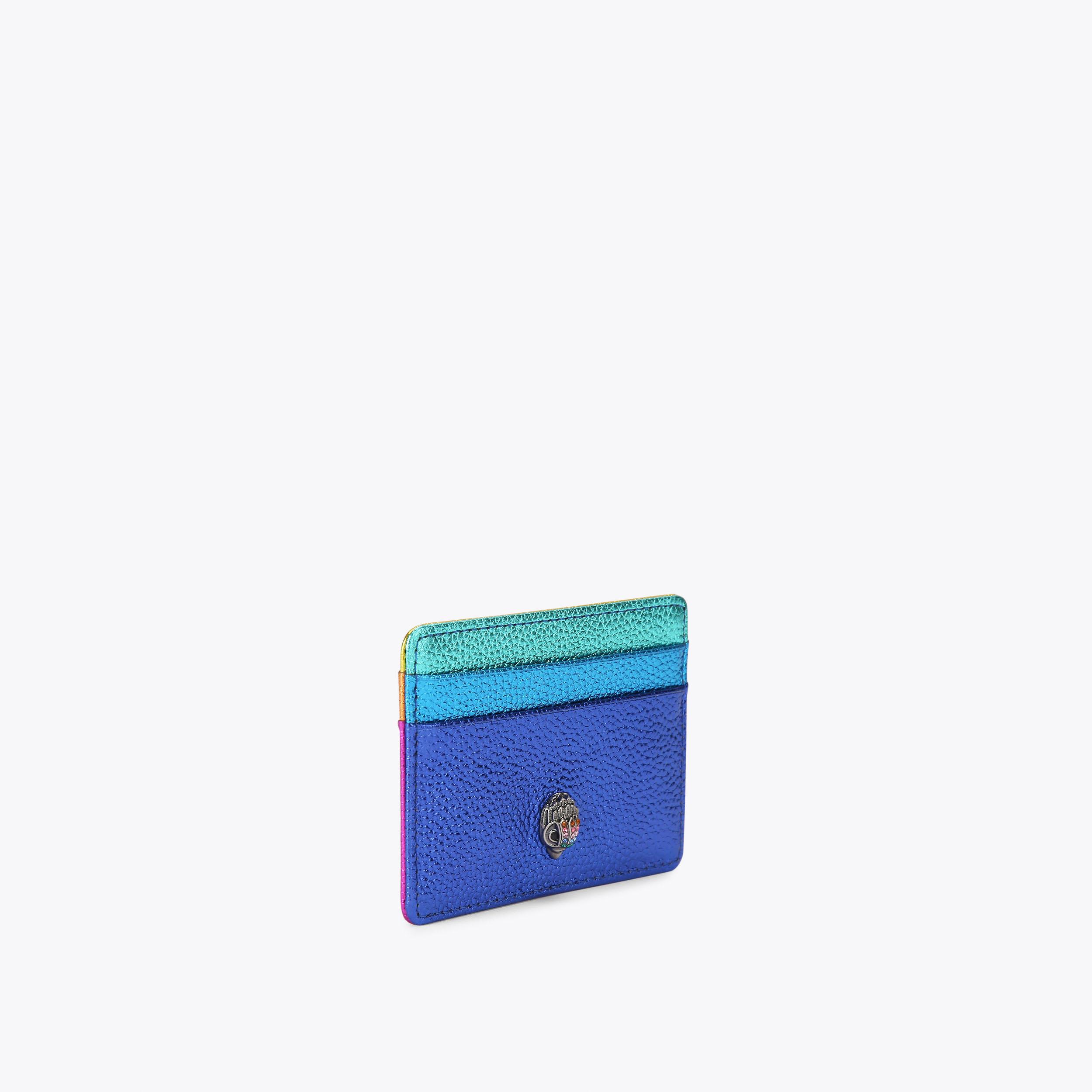 CARD HOLDER Blue Textured Card Holder by KURT GEIGER LONDON