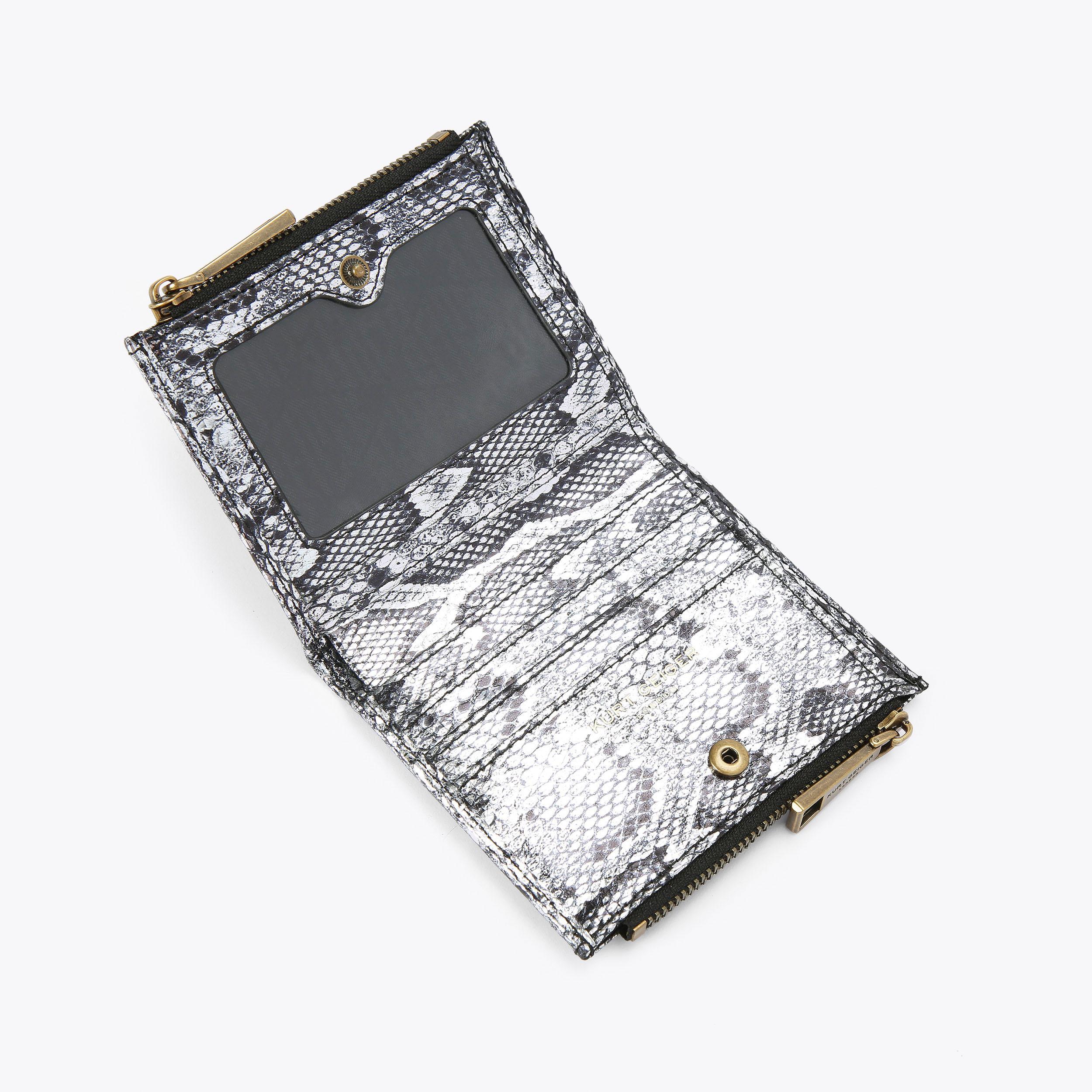 MINI PURSE SHOREDITCH Black Velvet Purse by KURT GEIGER LONDON