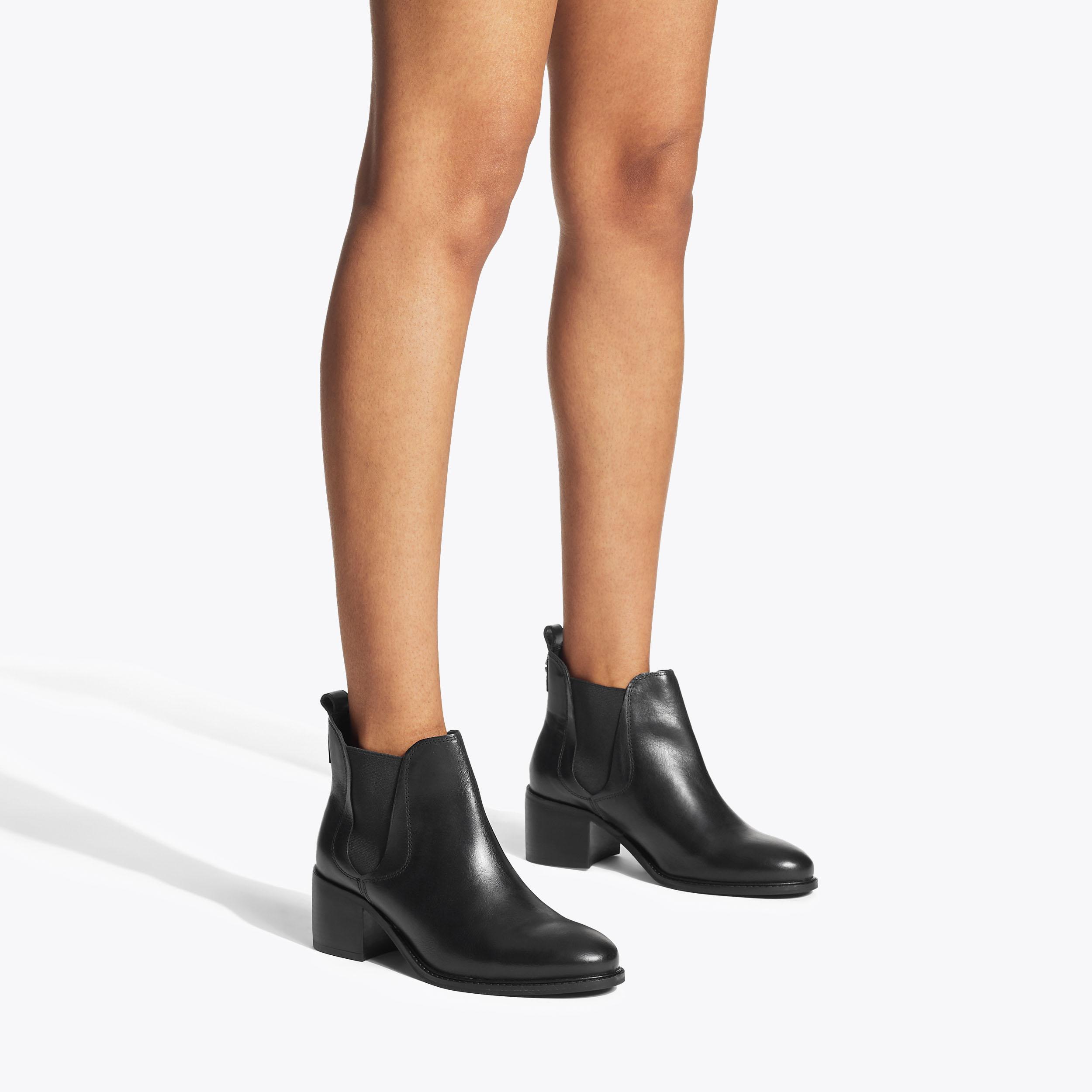 RONALD 2 Black Leather Ankle Boot by CARVELA COMFORT
