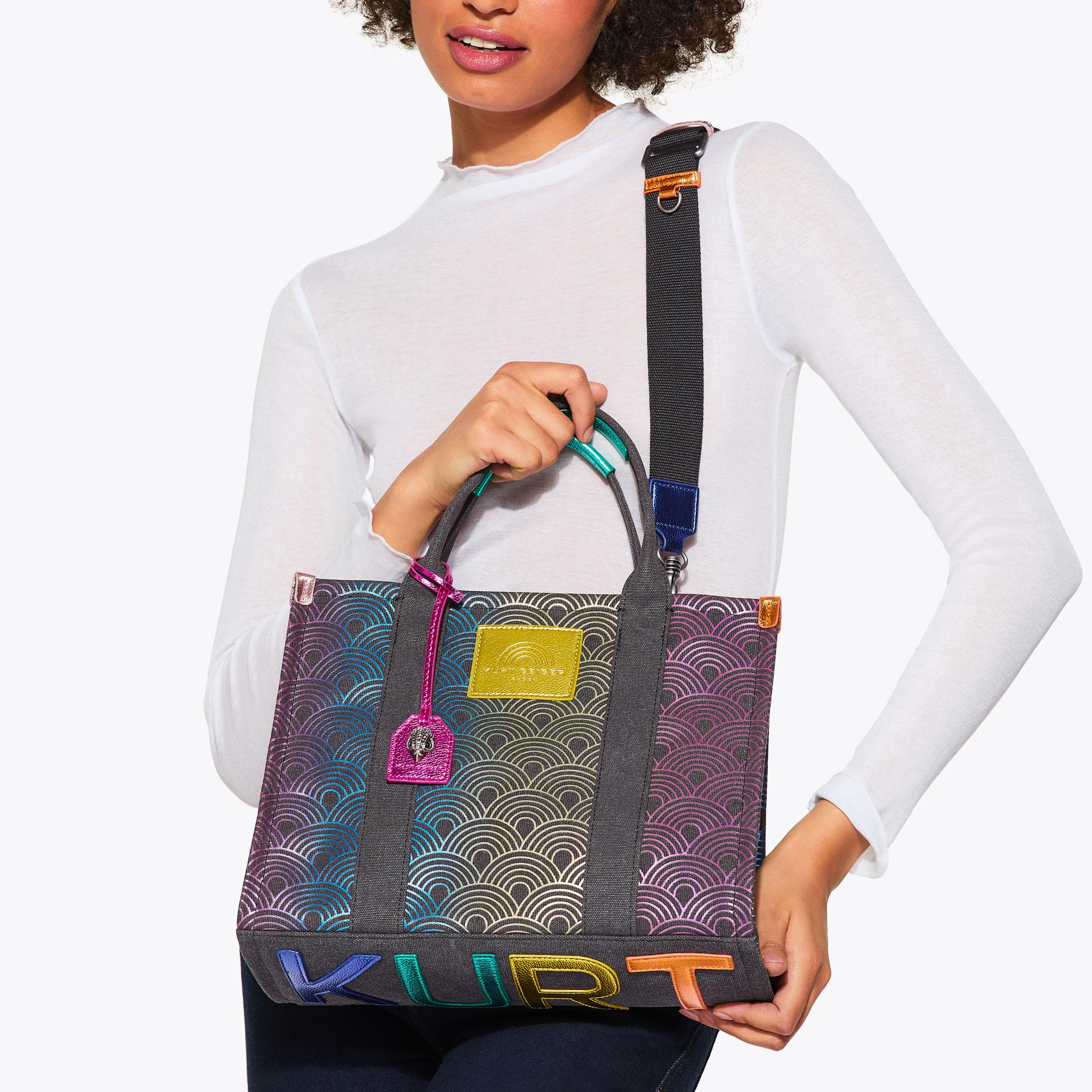 SOUTHBANK TOTE Rainbow Ombre Cross Body Bag by KURT GEIGER LONDON