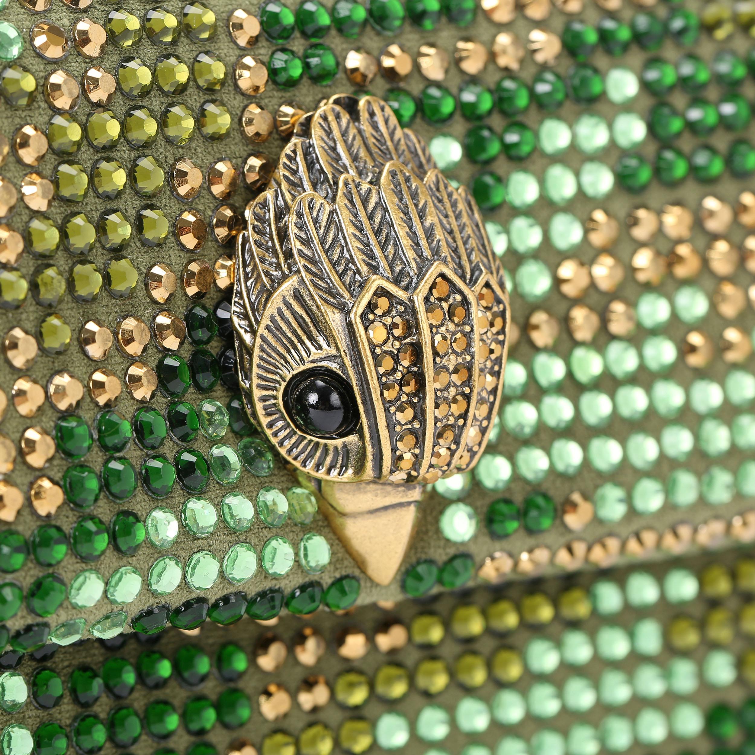 FABRIC MINI KENSINGTON Camouflage Cross Body Bag by KURT GEIGER LONDON