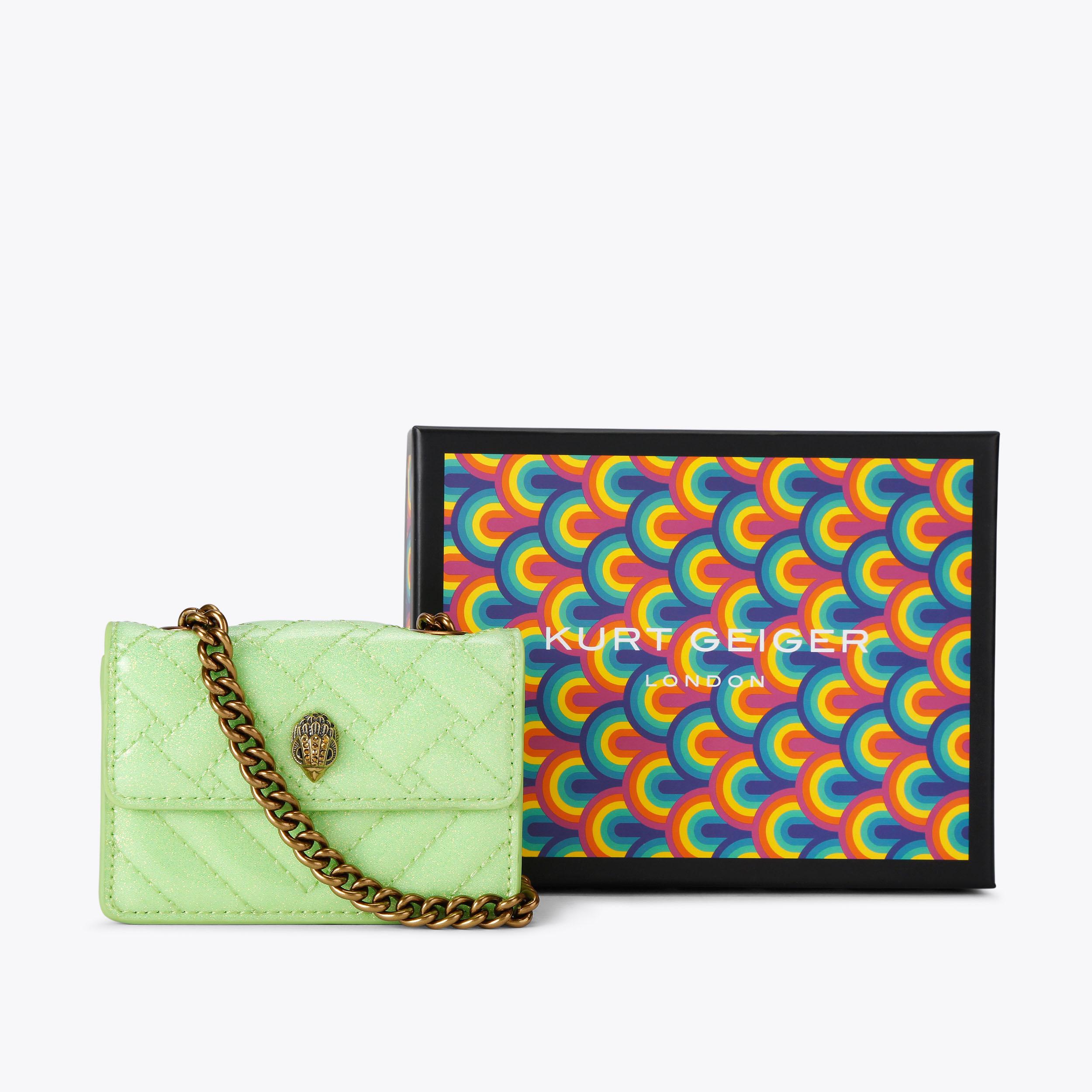 MICRO KENSINGTON Green Micro Kensington by KURT GEIGER LONDON