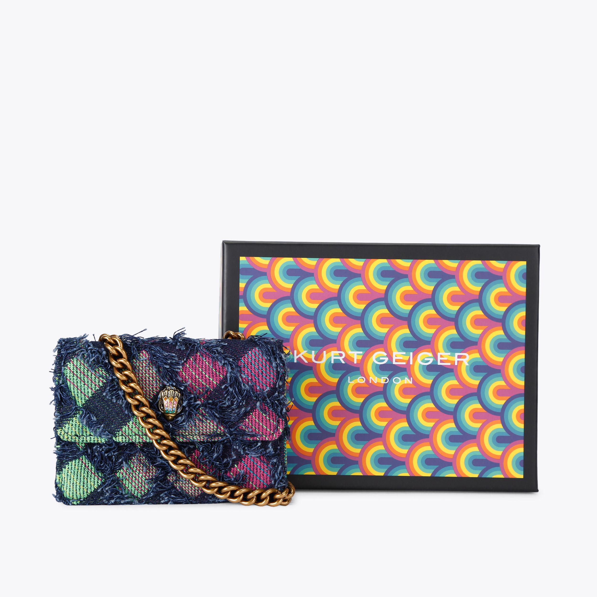 MICRO KENSINGTON Ombre Denim Micro Bag by KURT GEIGER LONDON