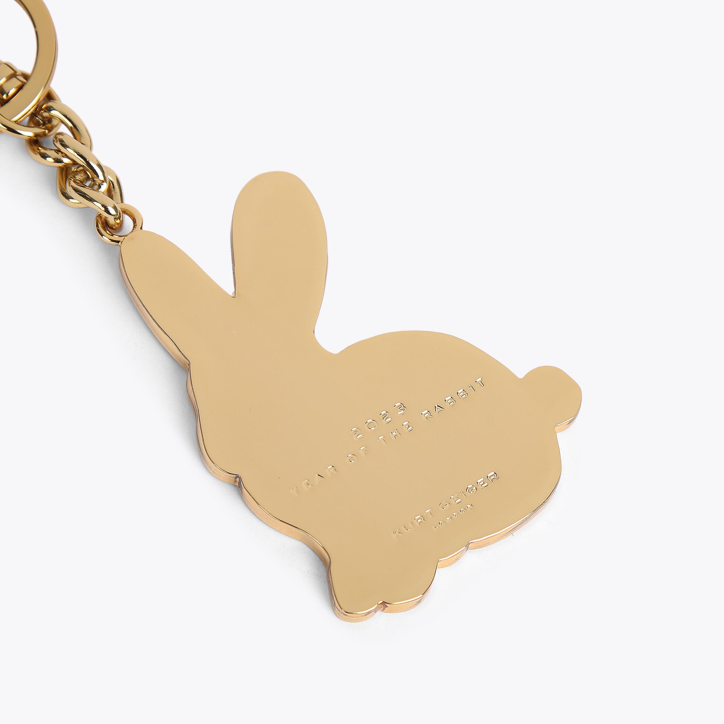RABBIT KEYRING Red Rabbit Glitter Keyring by KURT GEIGER LONDON