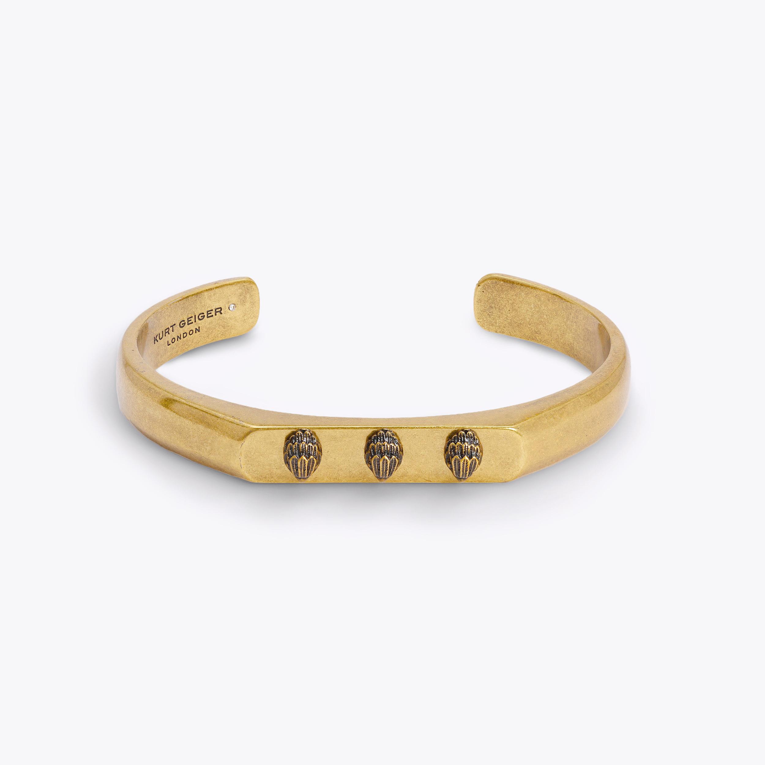 TRIPLE EAGLE BRACELET M Triple Eagle Structured Bangle by KURT GEIGER LONDON