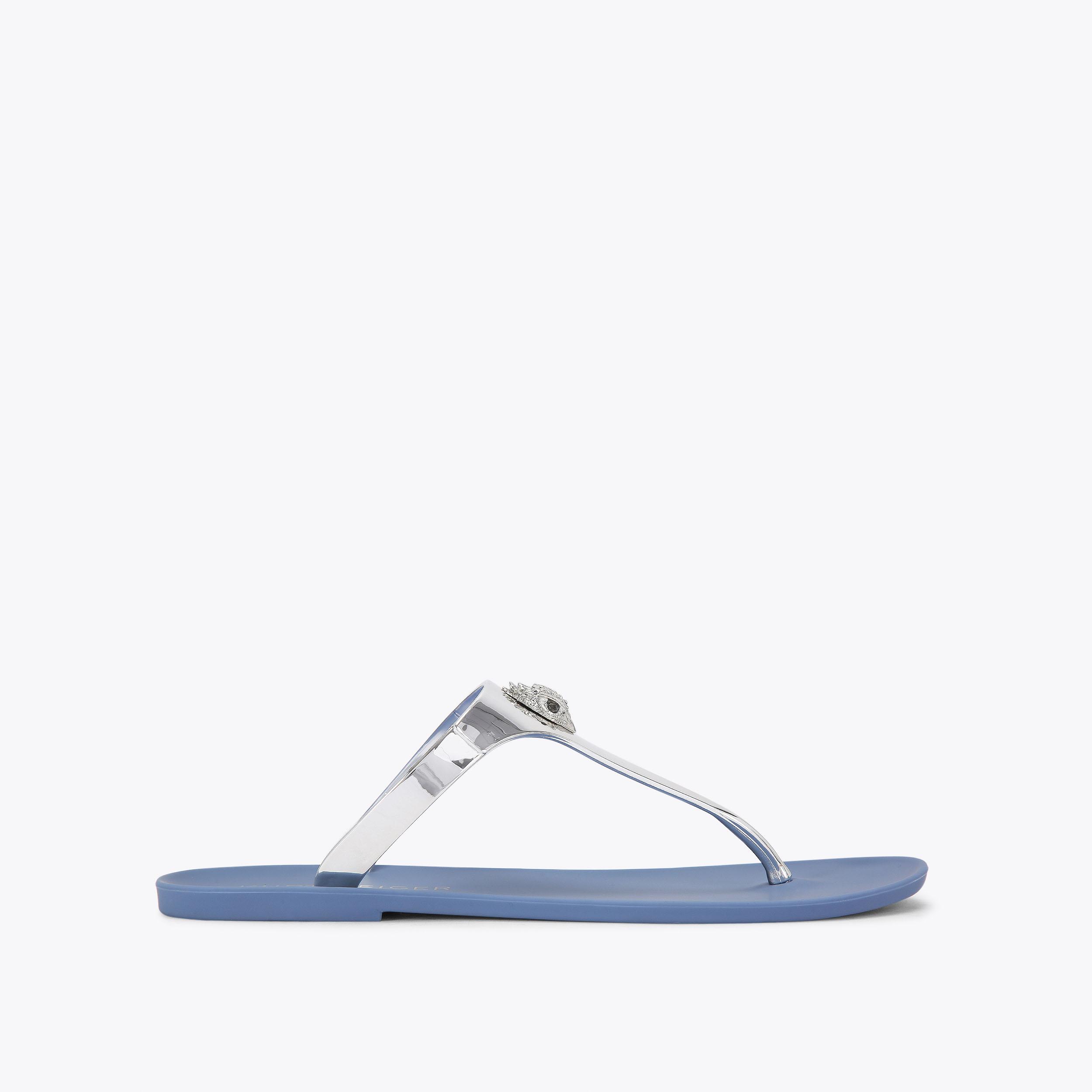 MADDISON T-BAR Bone Slip On Sandal by KURT GEIGER LONDON