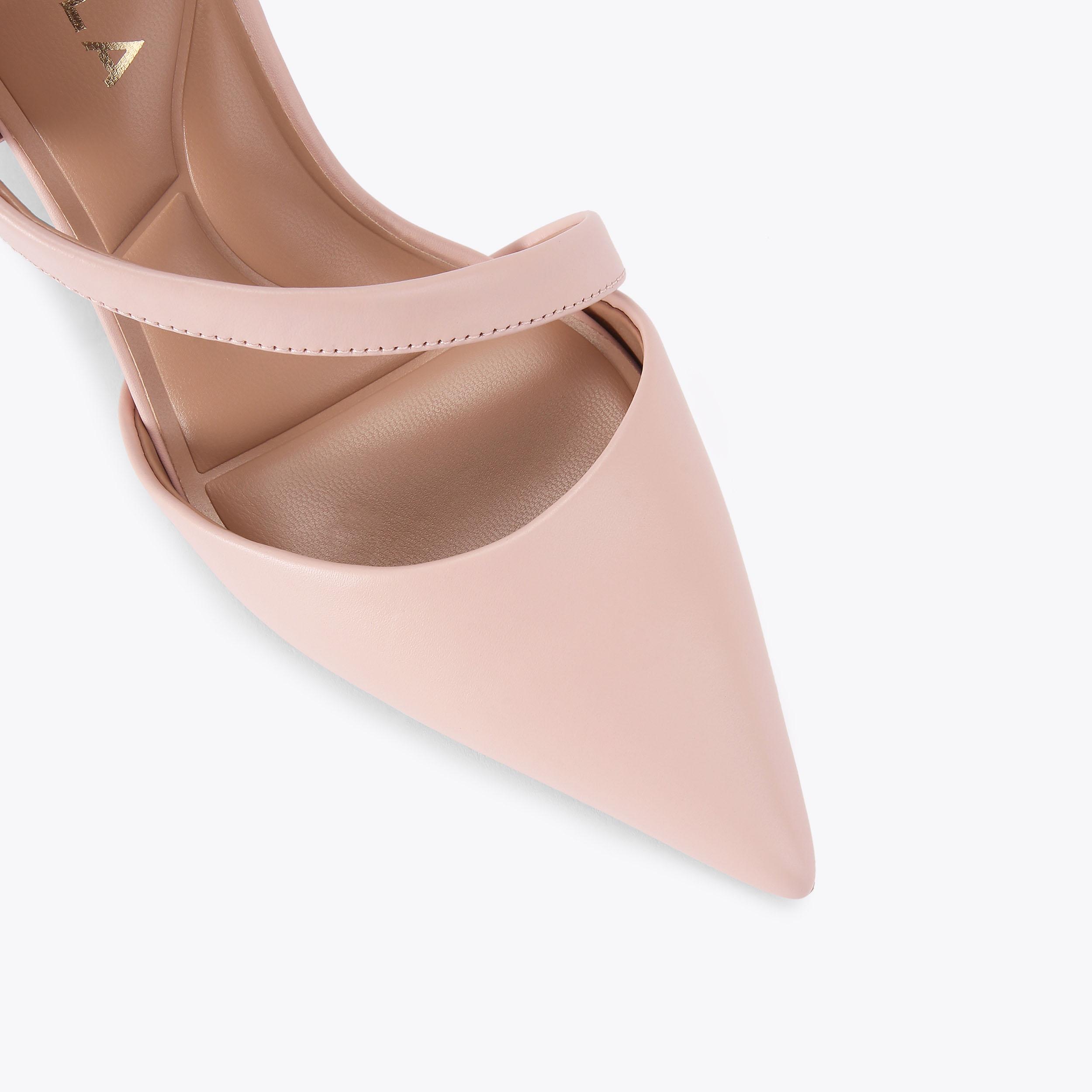 SYMMETRY COURT Pale Pink Leather Heels by CARVELA