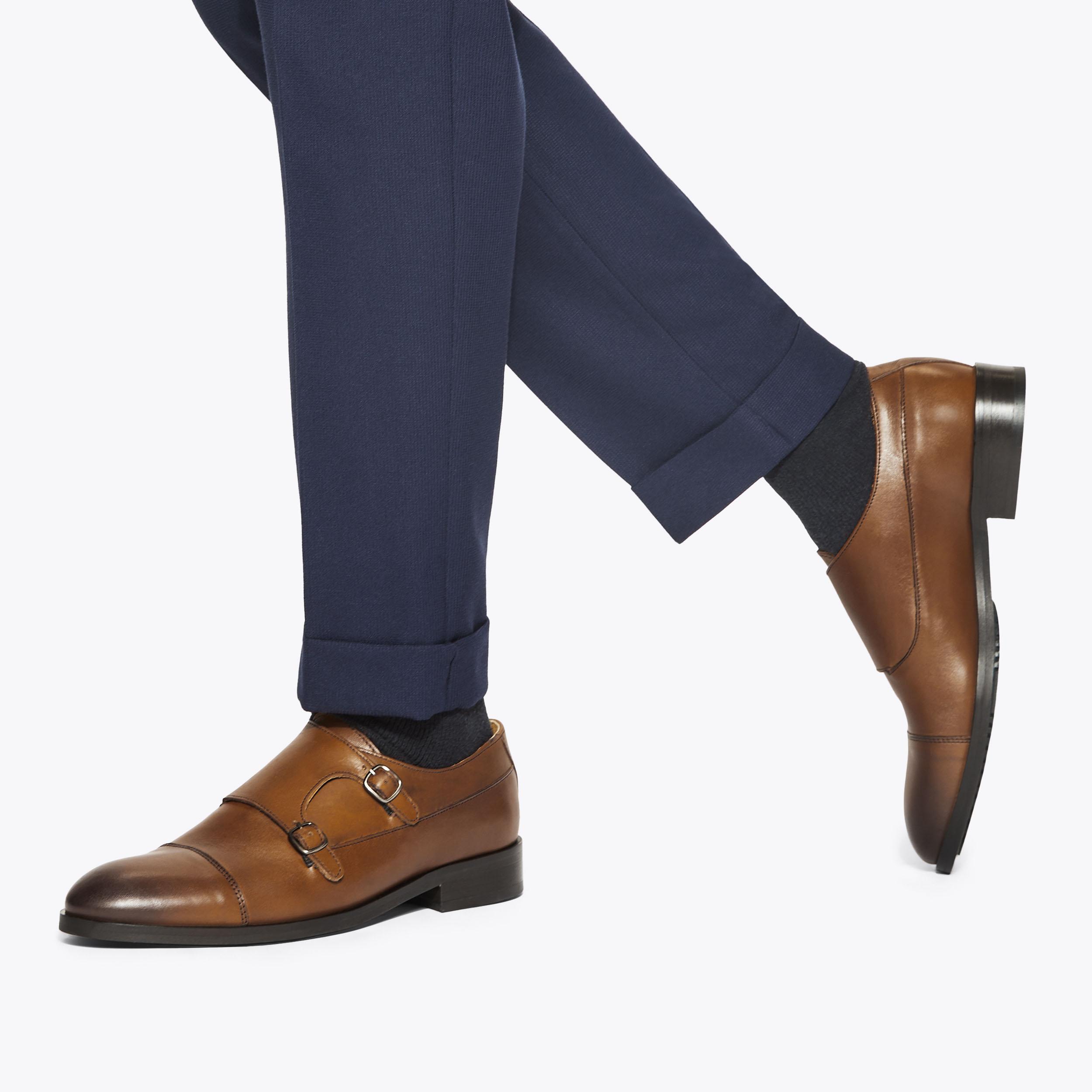 HUNTER MONK Tan Leather Formal Shoes by KURT GEIGER LONDON