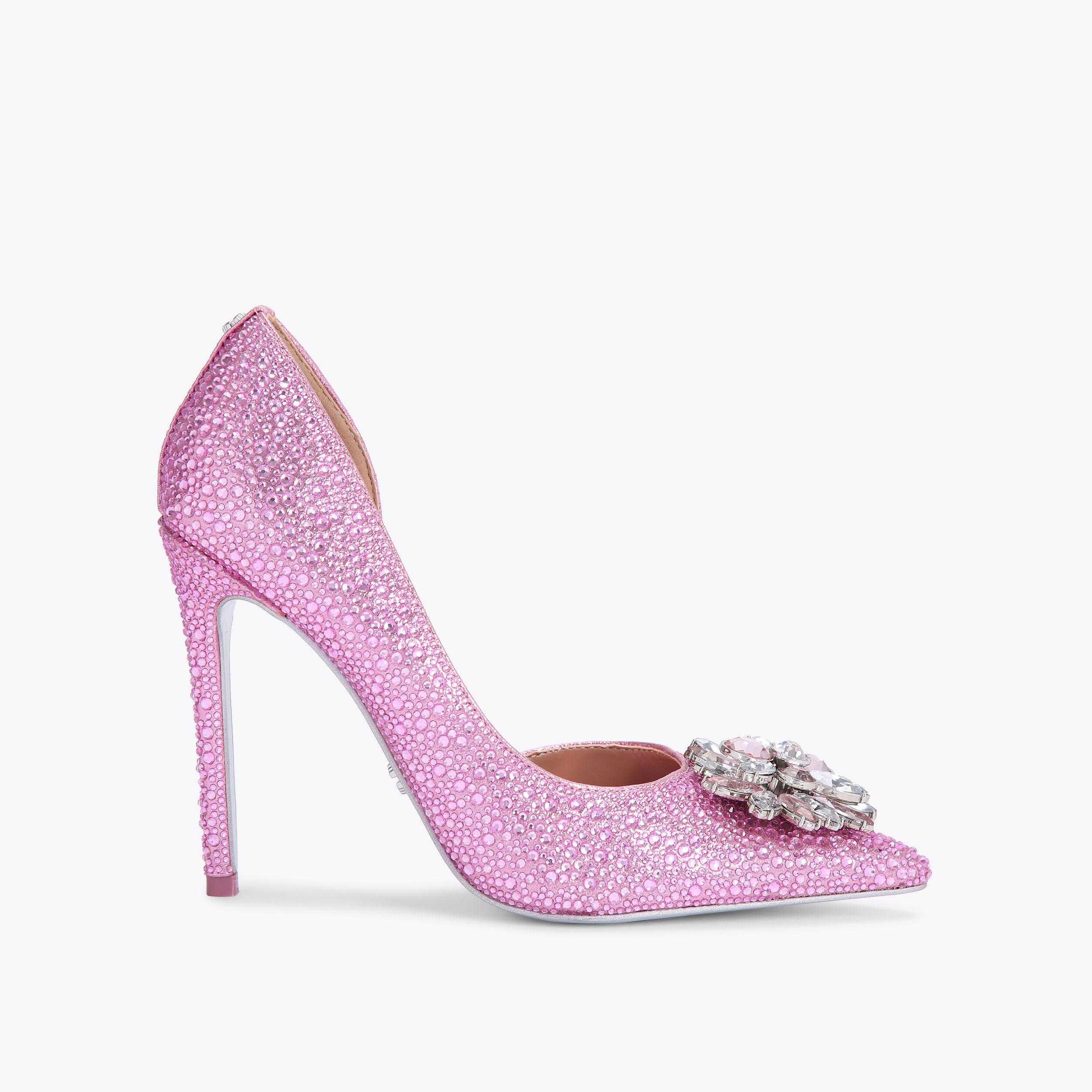 CRYSTAL 110 Pink Crystal Heels by CARVELA